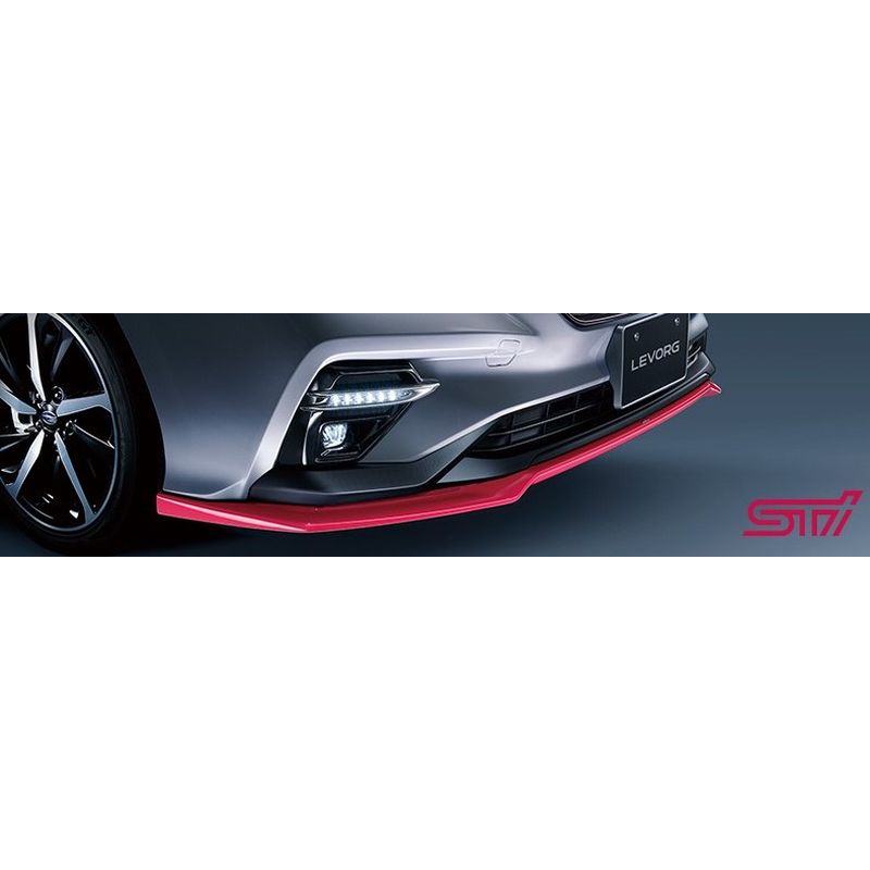 [NEW] JDM Subaru LEVORG VN5 STI Front Under Spoiler Cherry Red Genuine ...