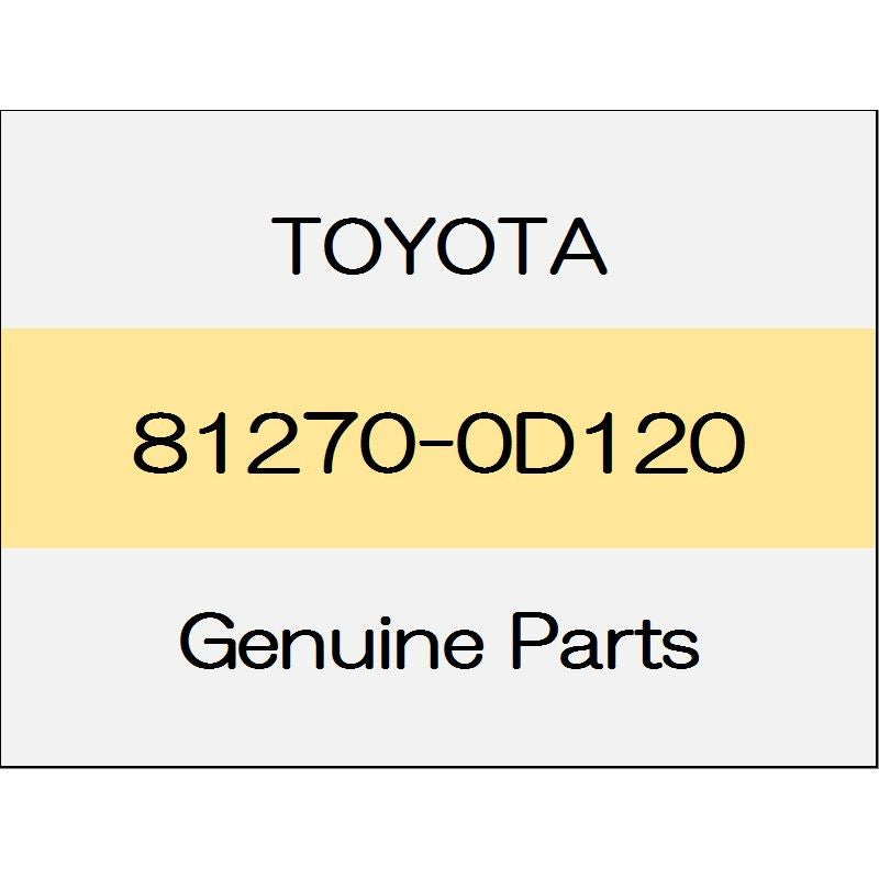 [NEW] JDM TOYOTA VITZ P13# License plate lamp Assy 81270-0D120 GENUINE ...