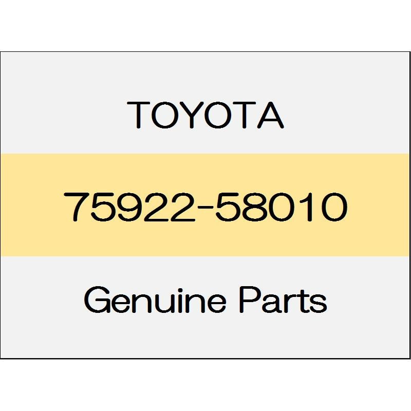 [NEW] JDM TOYOTA ALPHARD H3# Black-out tape No.1 (L) 75922-58010 GENUI ...