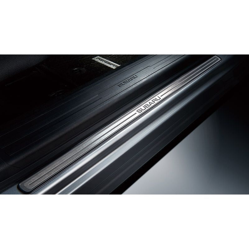 [NEW] JDM Subaru FORESTER SK Side Sill Plate Stainless Steel Genuine O ...