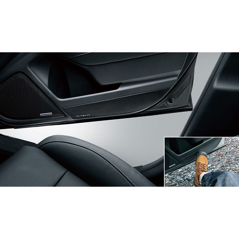 [NEW] JDM Subaru LEGACY OUTBACK BT5 Door Scuff Protector Carbon Style ...