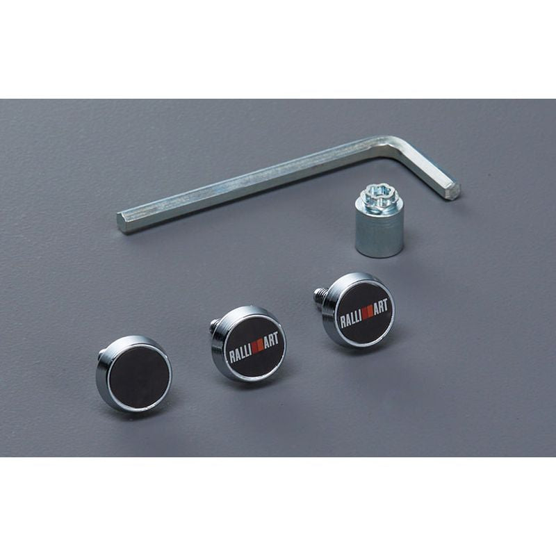 [NEW] JDM Mitsubishi OUTLANDER PHEV GN0W RALLIART License Plate Lock B ...