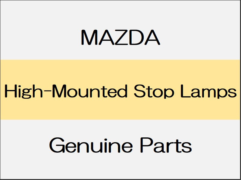 [NEW] JDM MAZDA DEMIO DJ High-Mounted Stop Lamps... – JDM Yamato