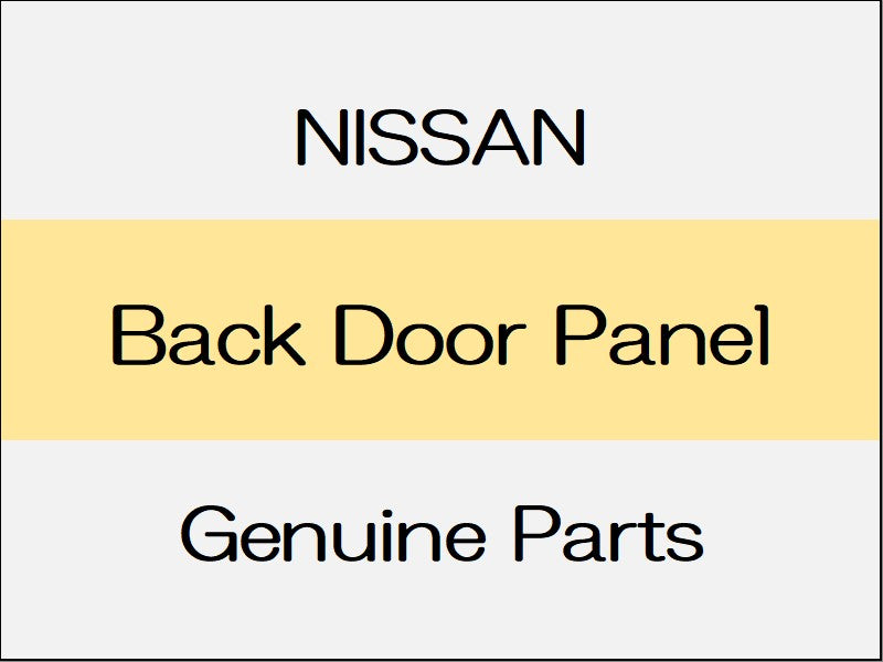 [NEW] JDM NISSAN ELGRAND E52 Back Door Panel... – JDM Yamato