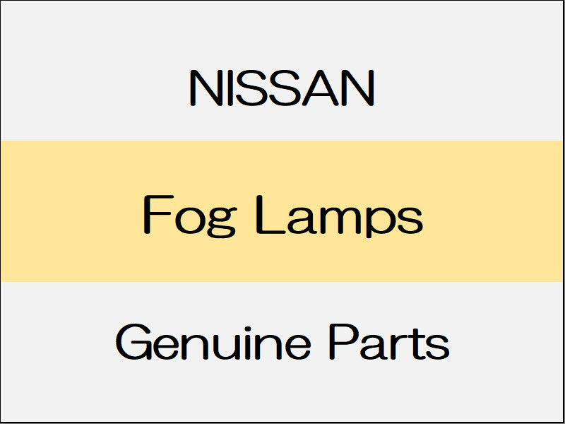 [NEW] JDM NISSAN NOTE E12 Fog Lamps / to Nov 2016 with Front Fog Lamps ...