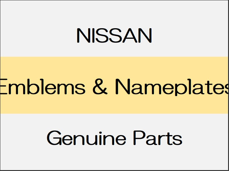 [NEW] JDM NISSAN NOTE E12 Emblems & Nameplates / from Nov 2016... – JDM ...