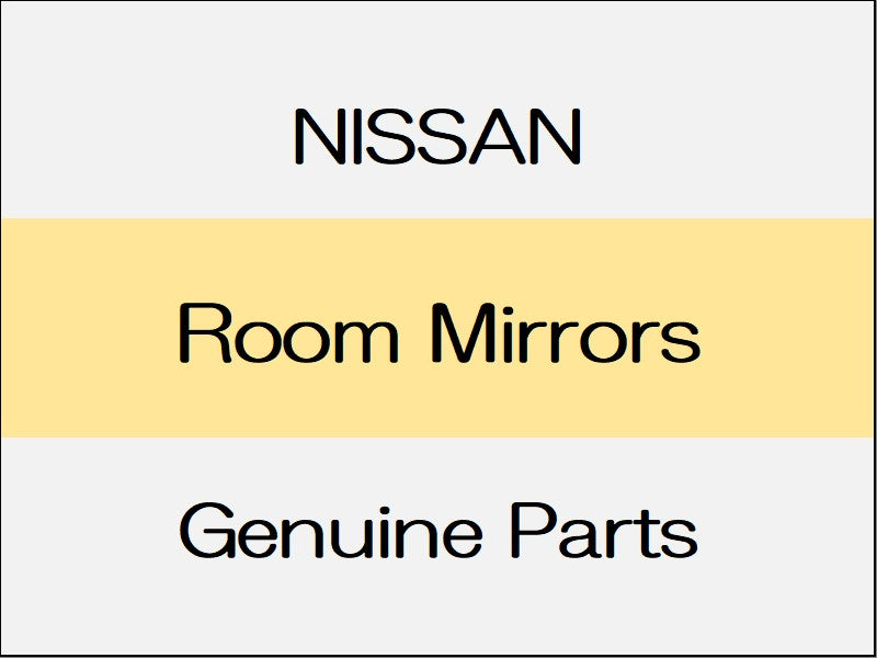 [NEW] JDM NISSAN NOTE E12 Room Mirrors / Without Smart Rear View Mirro ...