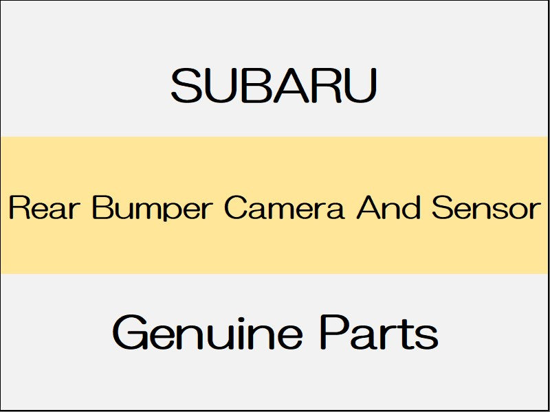 [NEW] JDM SUBARU WRX S4 VA Rear Bumper Camera And Sensor... – JDM Yamato