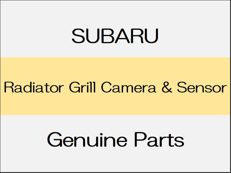 [NEW] JDM SUBARU LEVORG VM Radiator Grill Camera & Sensor / STI Series ...