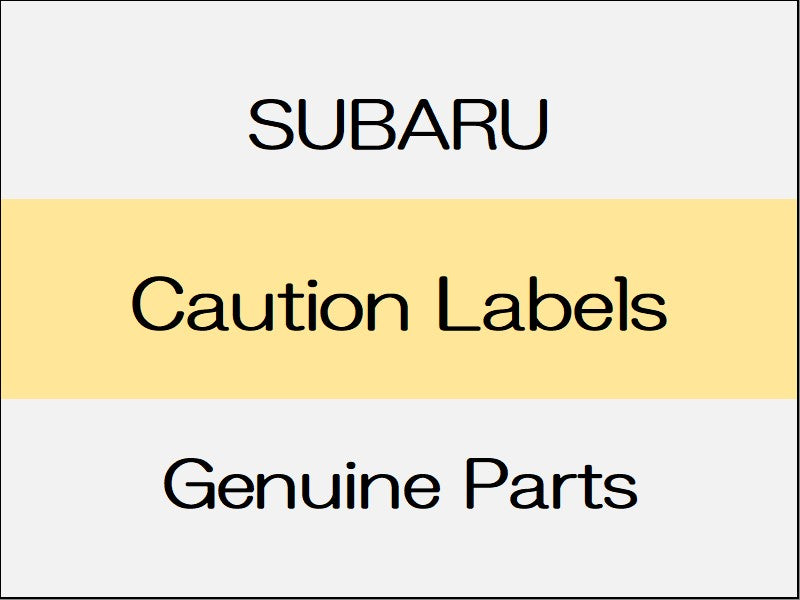 [NEW] JDM SUBARU FORESTER SK Caution Labels... – JDM Yamato
