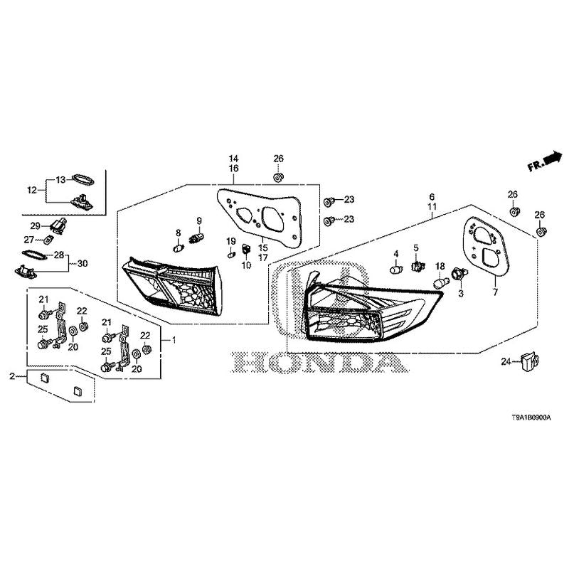 [NEW] JDM HONDA GRACE GM6 2017 Tail Lights/License Lights GENUINE OEM – JDM Yamato