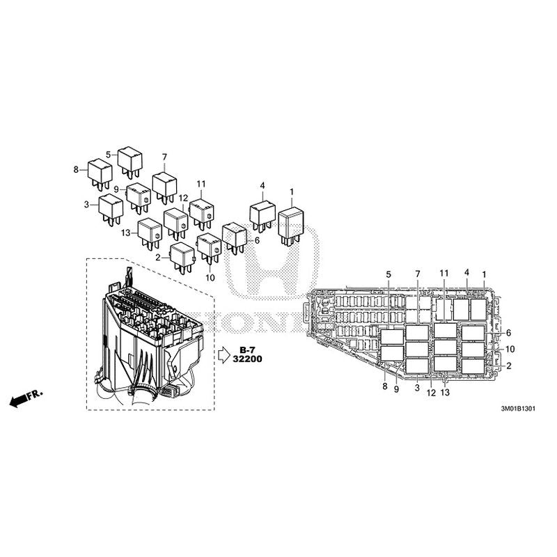 [NEW] JDM HONDA VEZEL RV3 2021 Control Unit (Engine Compartment) (2) G ...