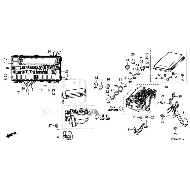 [NEW] JDM HONDA LEGEND HYBRID KC2 2020 Control Unit (Engine Compartmen ...